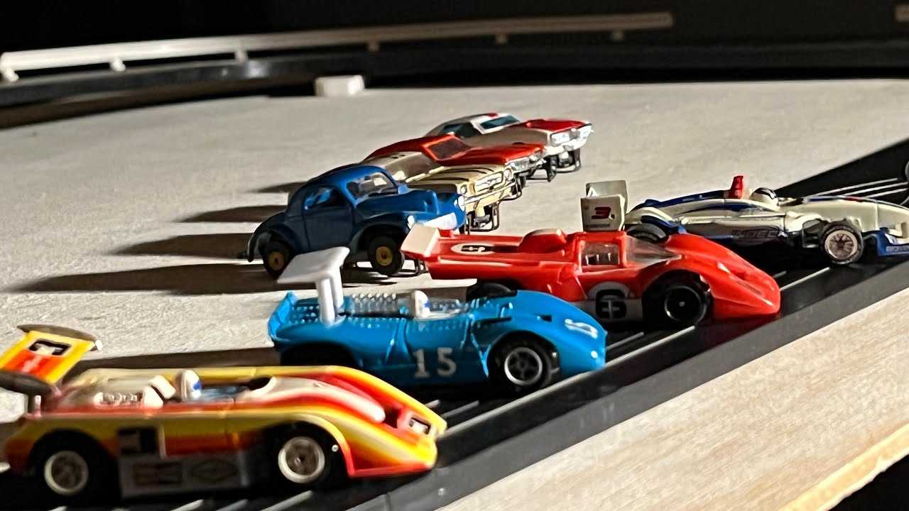VINTAGE AURORA AFX HO SCALE SLOT CARS - YouTube
