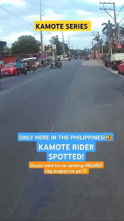 KAMOTE RIDER ON THE SPOT! ONLY HERE IN THE PHILIPPINES!#rider - YouTube