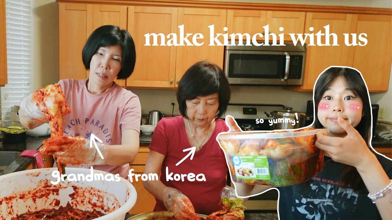 korean grandmas make kimchi - YouTube