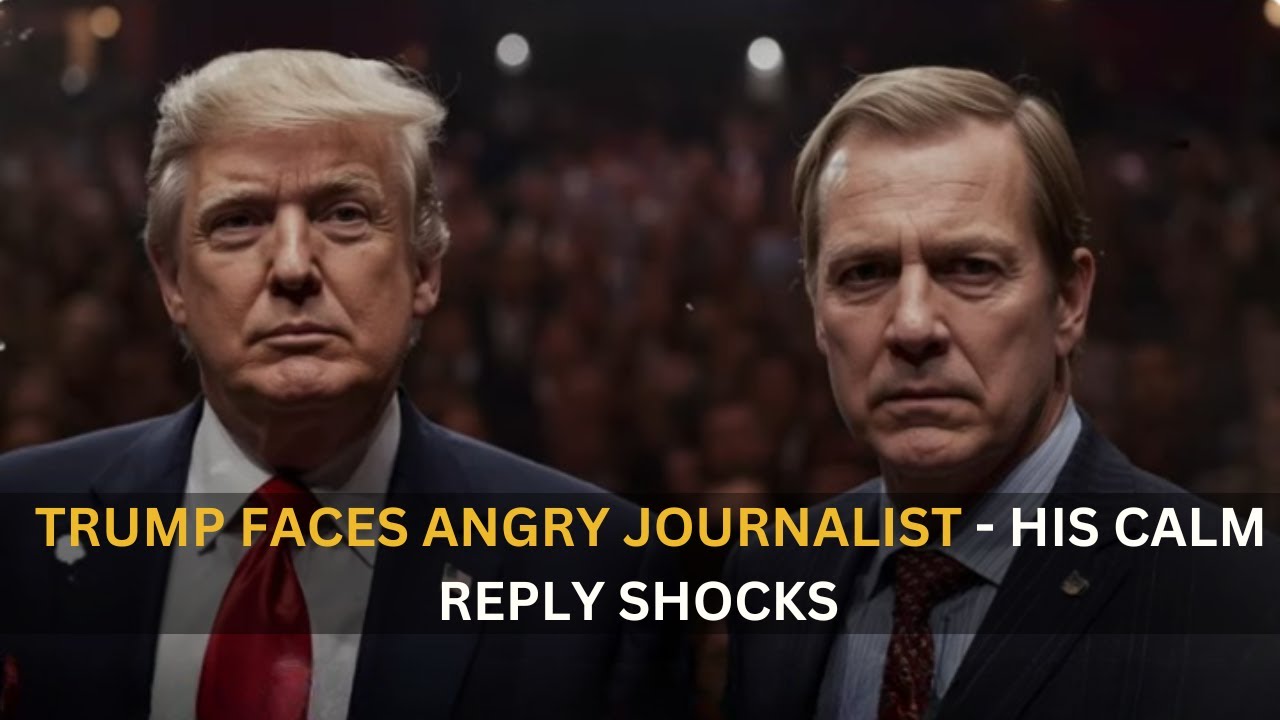 An Angry Journalist Interrupts Trump – His Calm Reply Changes ...