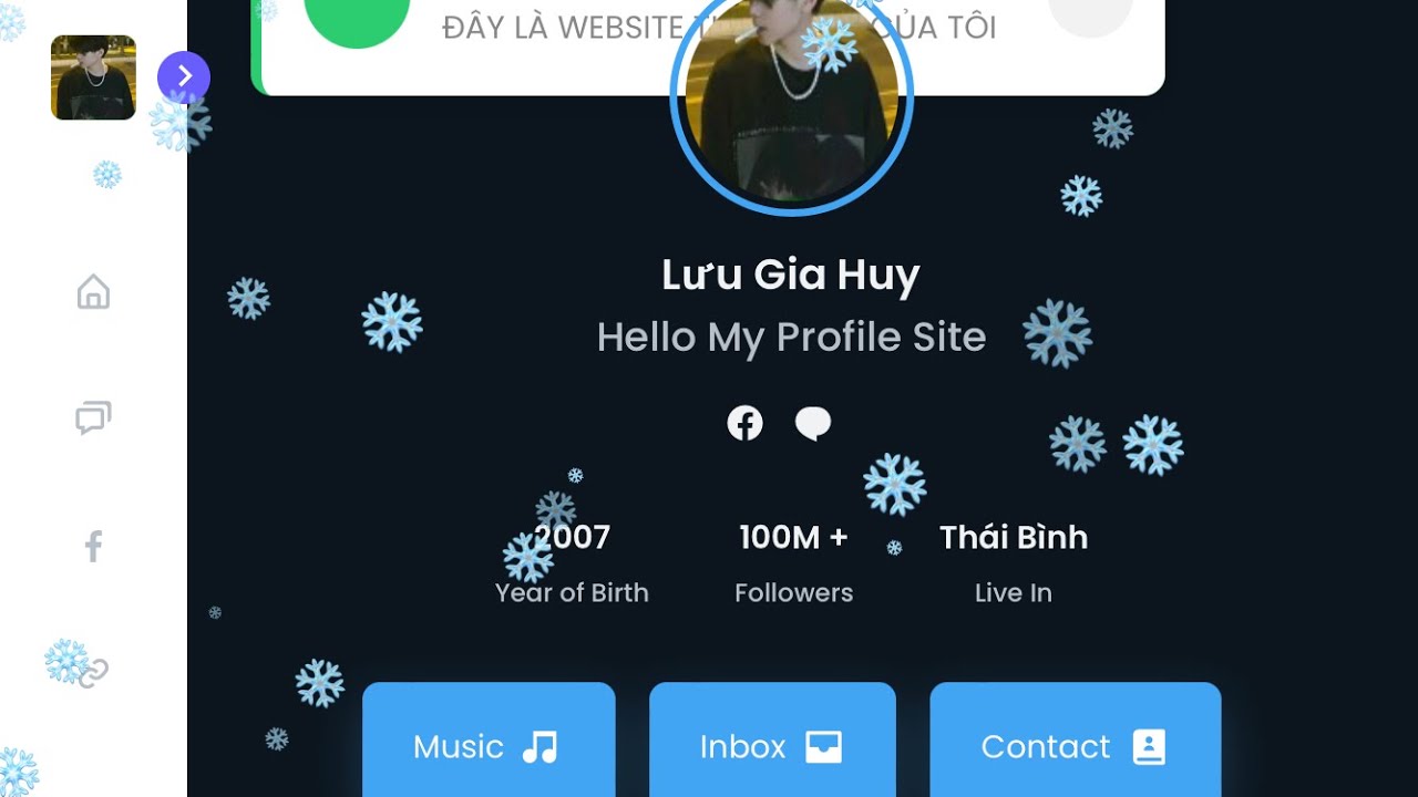 CODE PROFILE V2 CÓ HIỆU ỨNG + NHẠC - YouTube