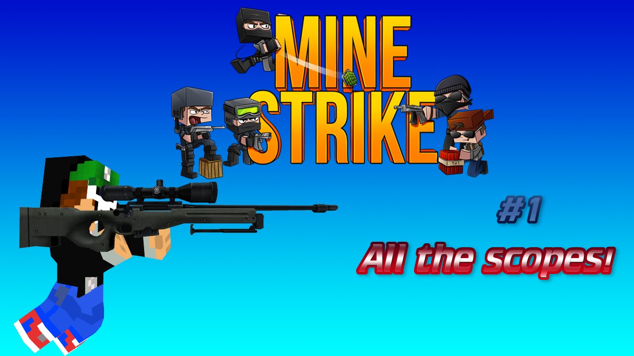 All the scopes! (Minecraft: MineStrike #1) - YouTube