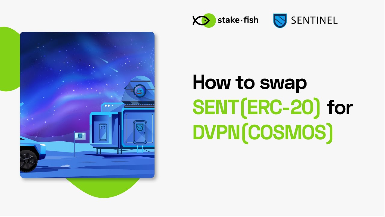 How to swap SENT for DVPN using Sentinel Swap - YouTube