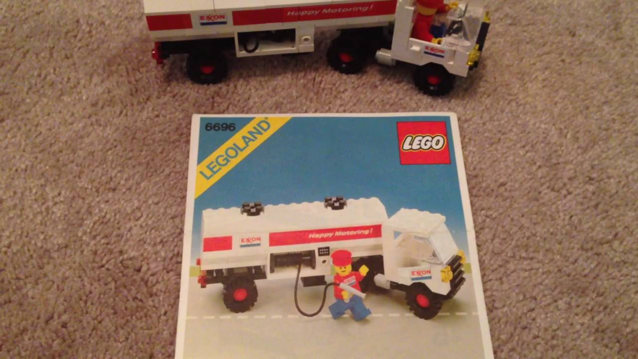 Lego 6696 - Fuel Tanker (1984) - YouTube