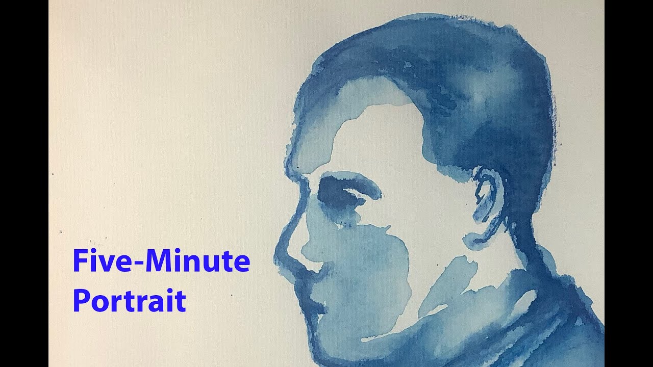 Five-Minute Ink Portrait - YouTube