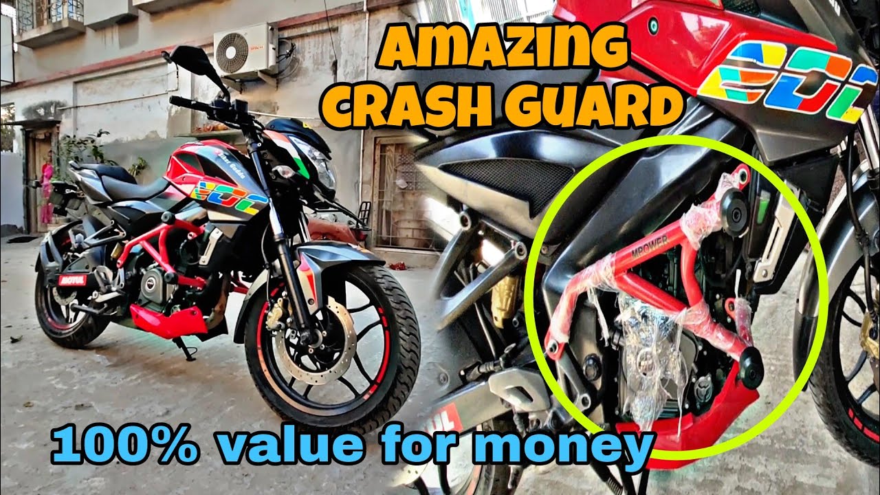 Amazing Crash Guard for Pulsar NS200 || Best Crash Guard & Best Quality ...