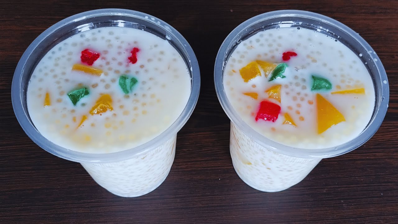 Mango Sago Dessert Recipe | Homemade Sago Dessert in 5 Minutes ...