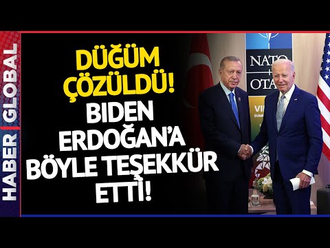 ABD Başkanı Biden Erdoğan'a Böyle Teşekkür Etti! Erdoğan'dan Cevap Gecikmedi!
