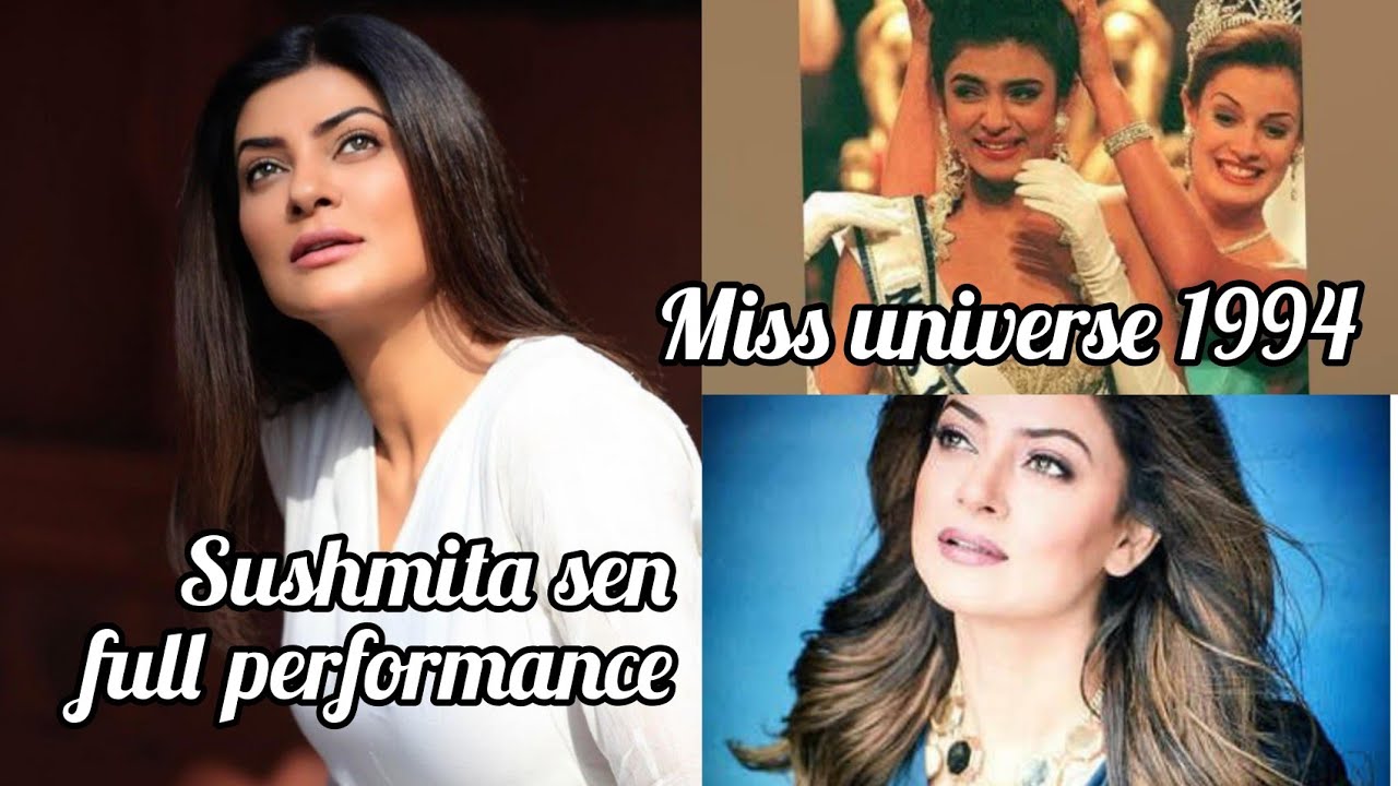 Miss universe 1994, Sushmita sen full performance - YouTube