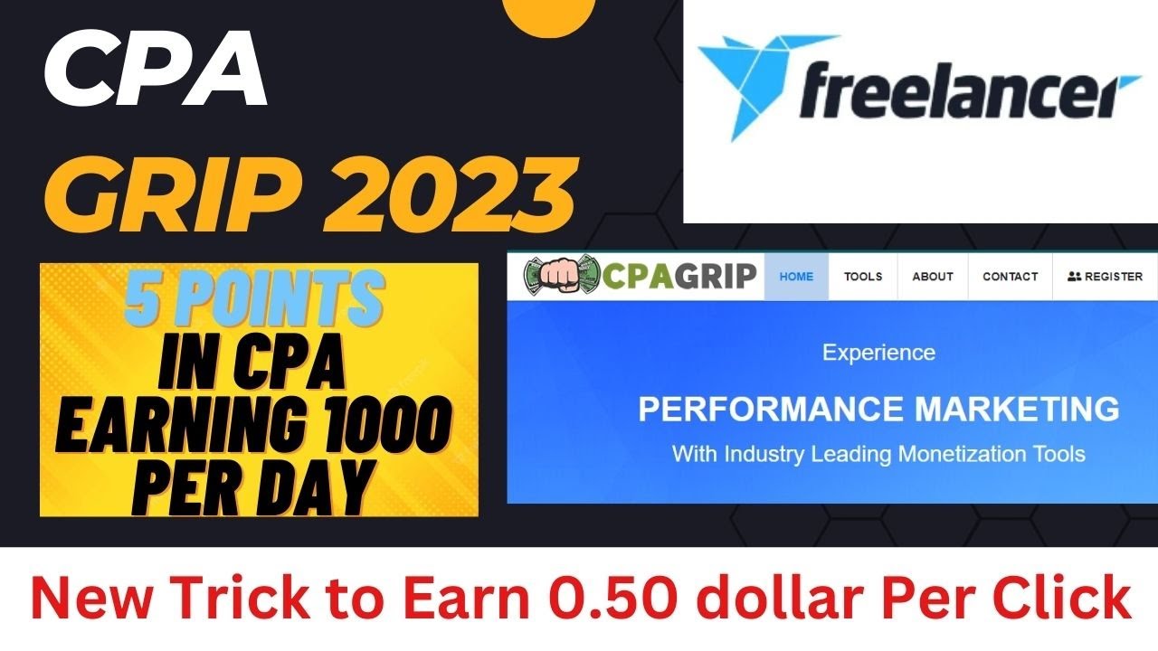 Cpa Grip Complete Process in 5 Points / 5 Points में पैसा कामना सीखो ...