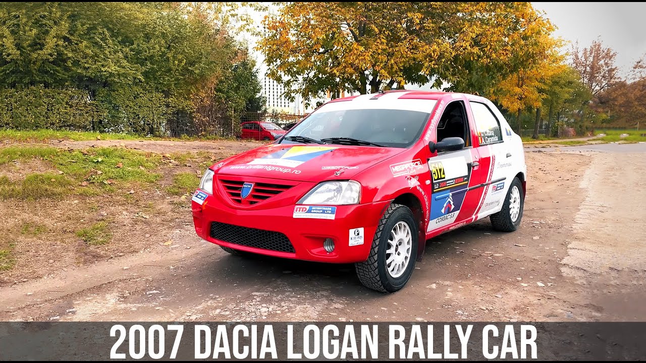 2007 Dacia LOGAN Rally Car - CLOSE-UP & ONBOARD/POV Driving - YouTube