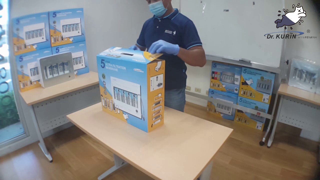 Dr. Kurin Water Filter / Water Purifier - Packaging - YouTube