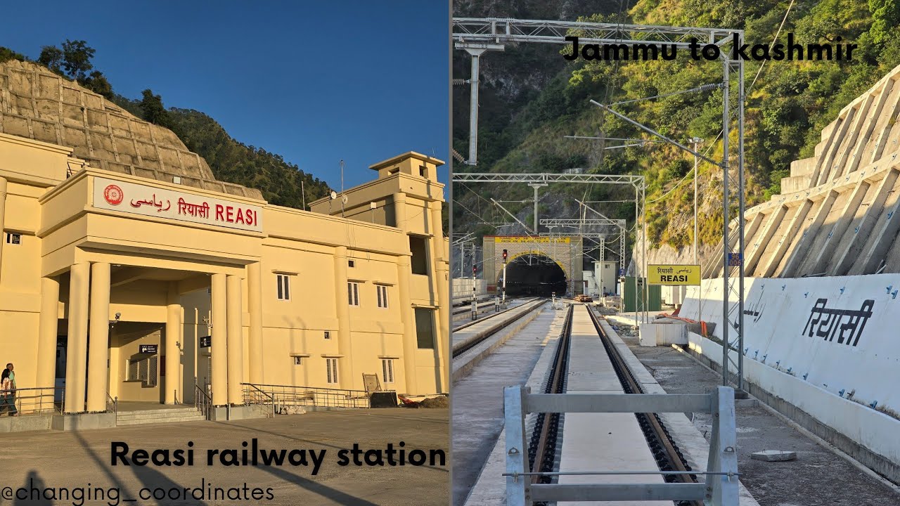 Reasi Railway Station | First railway station in Reasi - YouTube