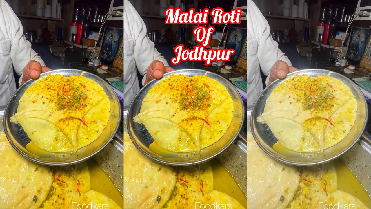 Malai Roti of Jodhpur 😲😍 - YouTube