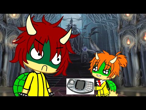 Bowser Jr. molesta a su papá (Créditos a Pedro Gaggion y créditos a Doobus Goobus)