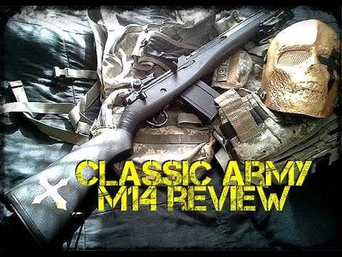 Classic Army M14 Airsoft Review HD - YouTube