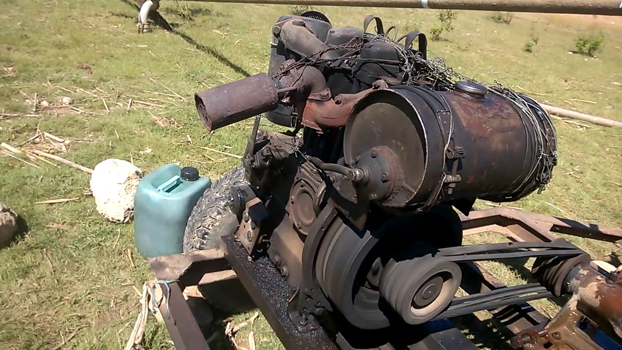 HATZ z108 40 HP 1st TEST FROM - YouTube