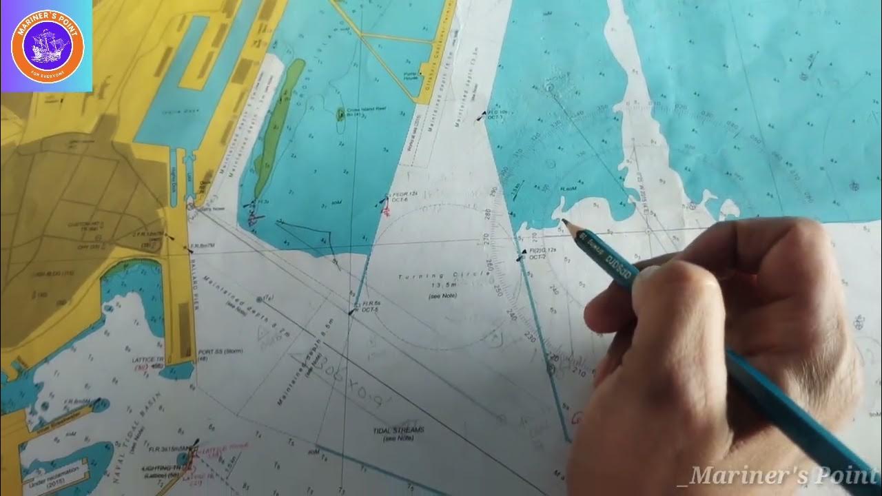 How to plot a position on navigational chart. - YouTube