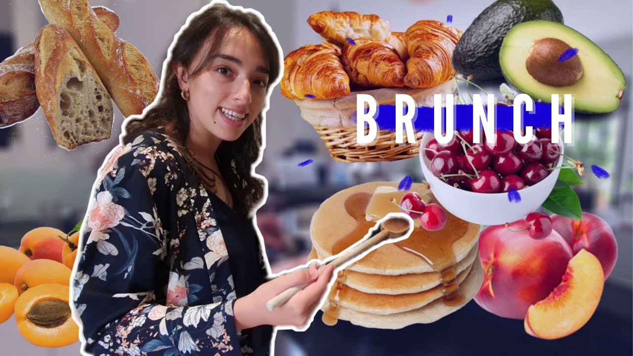 How To Prepare A FRENCH BRUNCH // GROCERY SHOPPING in France & best ...