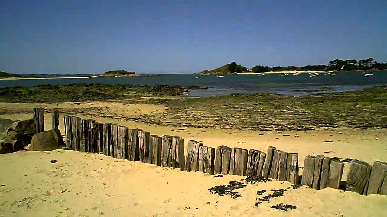 Carantec beach, Brittany, France - May 2012 - YouTube