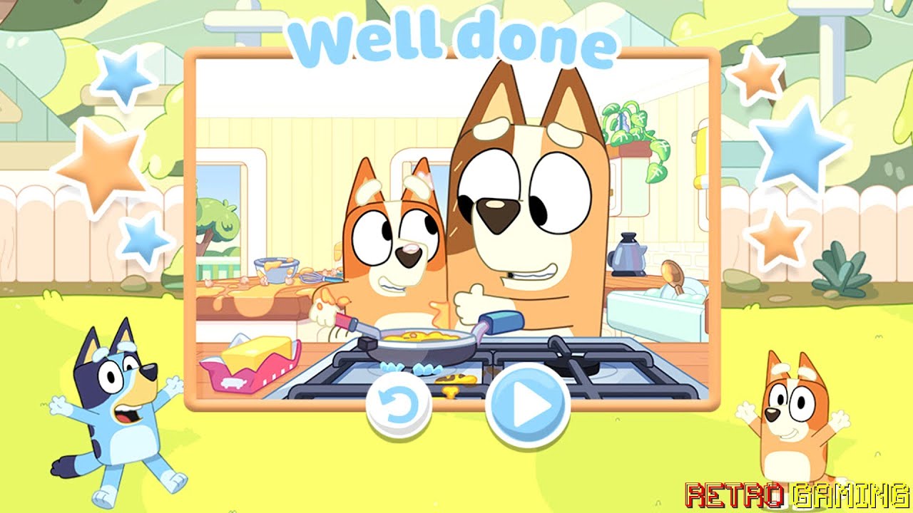 Bluey Baking Bingo Cake Series 3 Retro Gaming - YouTube