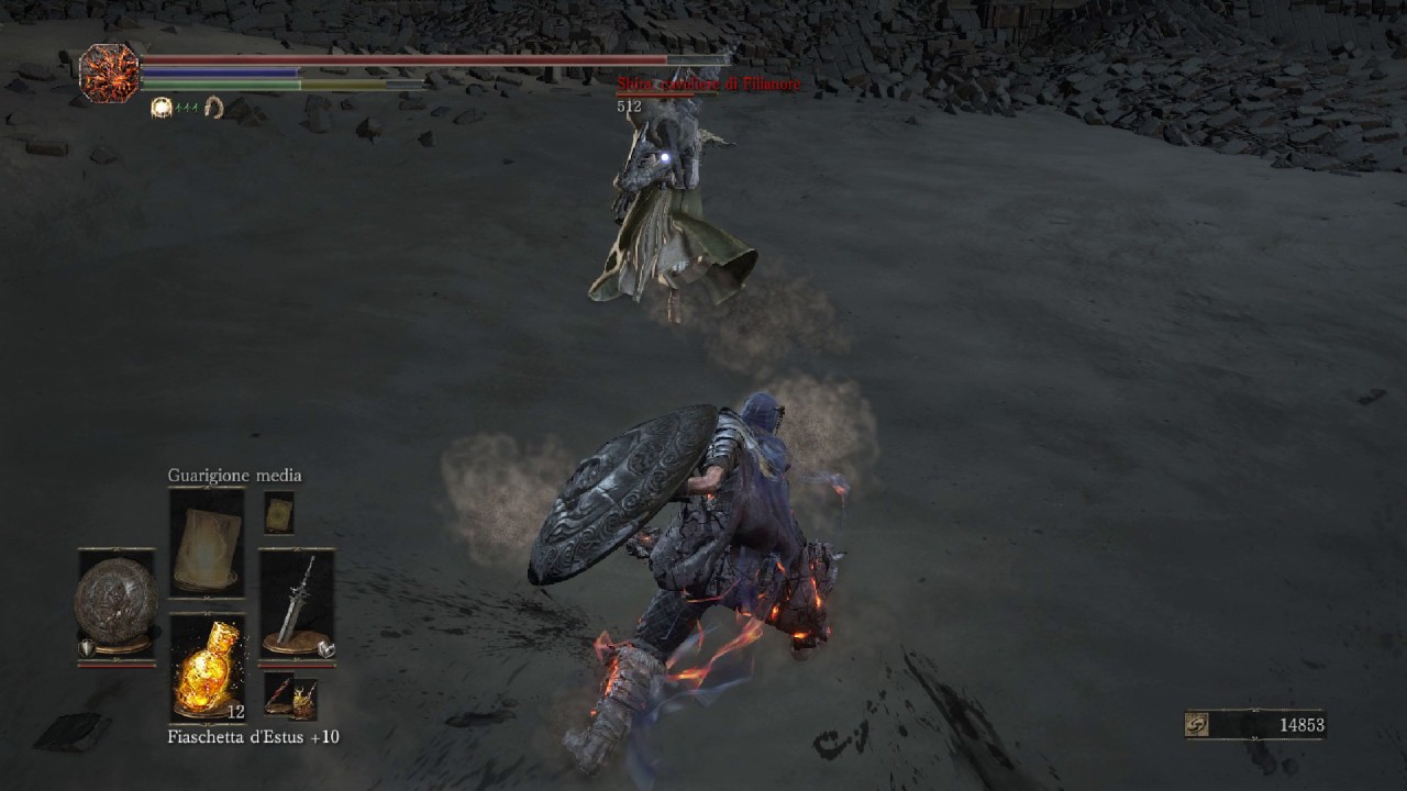 Dark Souls 3 DLC - Fight vs. Shira, Knight of Filianore (NG++) - YouTube