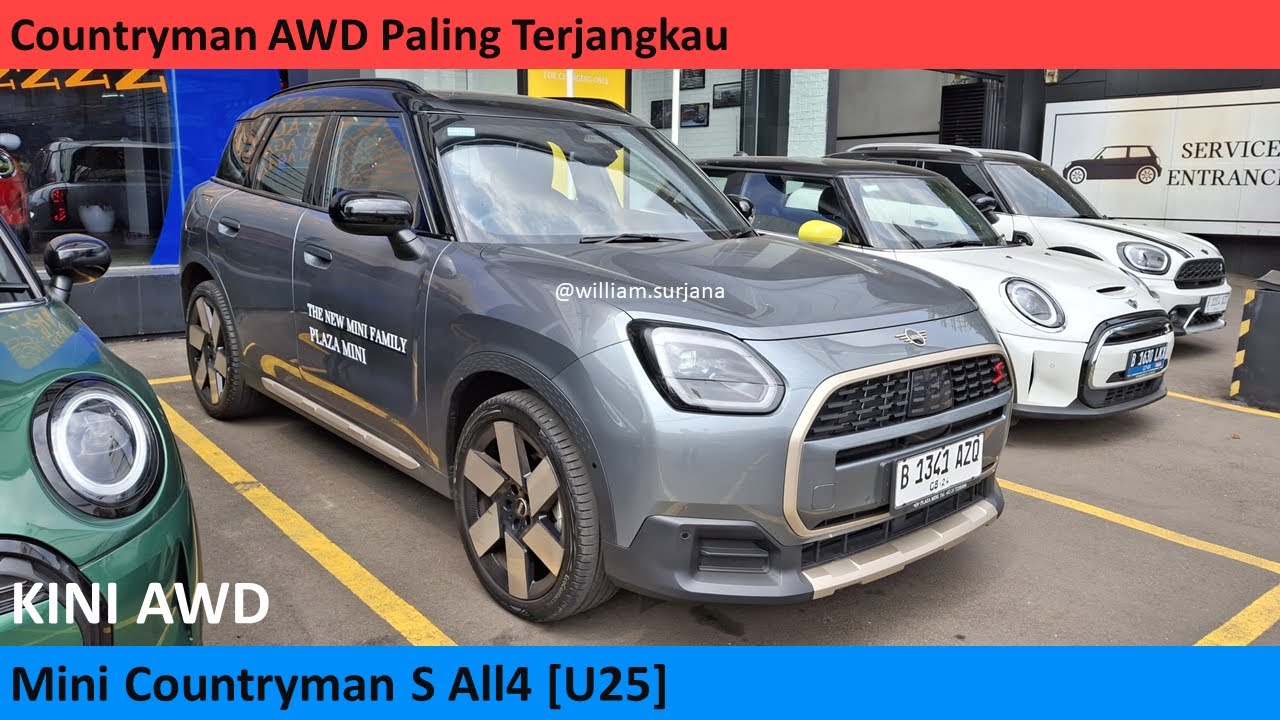 Mini Countryman Cooper S All4 [U25] review - Indonesia - YouTube