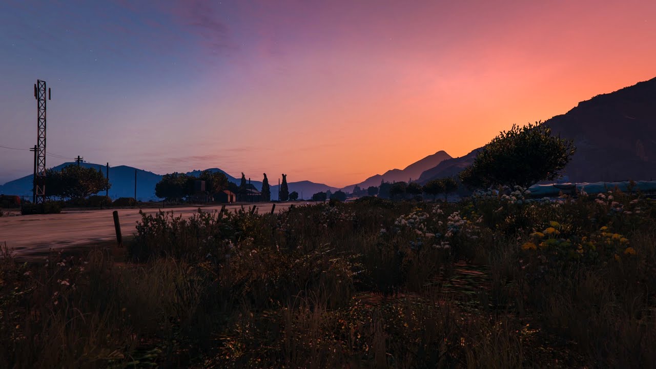 Grapeseed Ambience | GTA V McKenzie Field (Country Sounds | ASMR) - YouTube