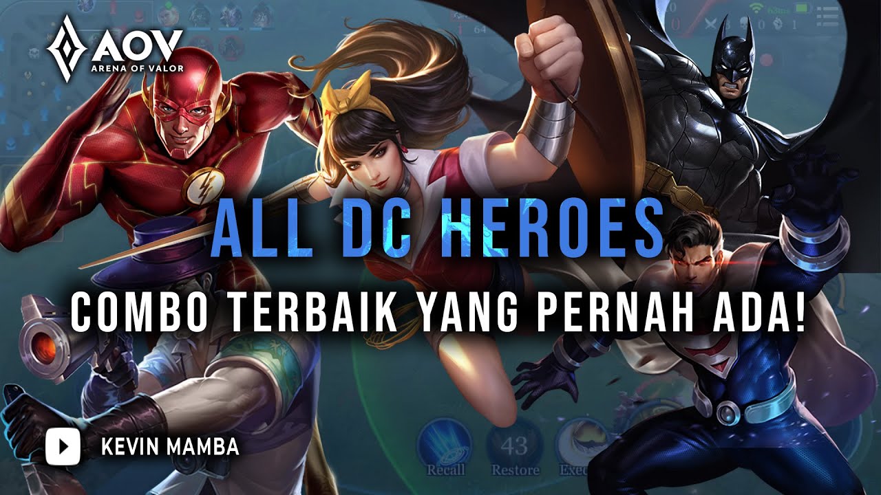AOV ALL HERO DC! JUSTICE LEAGUE TURUN KE ANTARIS DENGAN KOMPOSISI ...