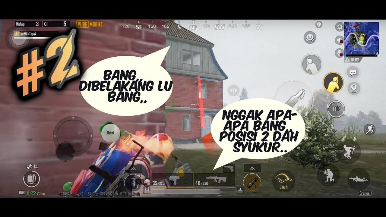 PUBG : Asli diKacangin 😂 Zona Terakhir Posisi 2 Tier Crown V Solo VS ...