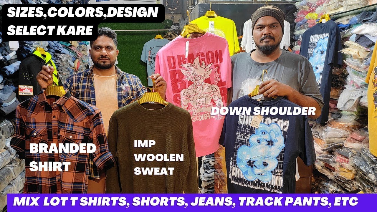 Mix Lot Variety Wholesaler Of Tshirts, Shirts, Jeans | Sizes, Colors ...