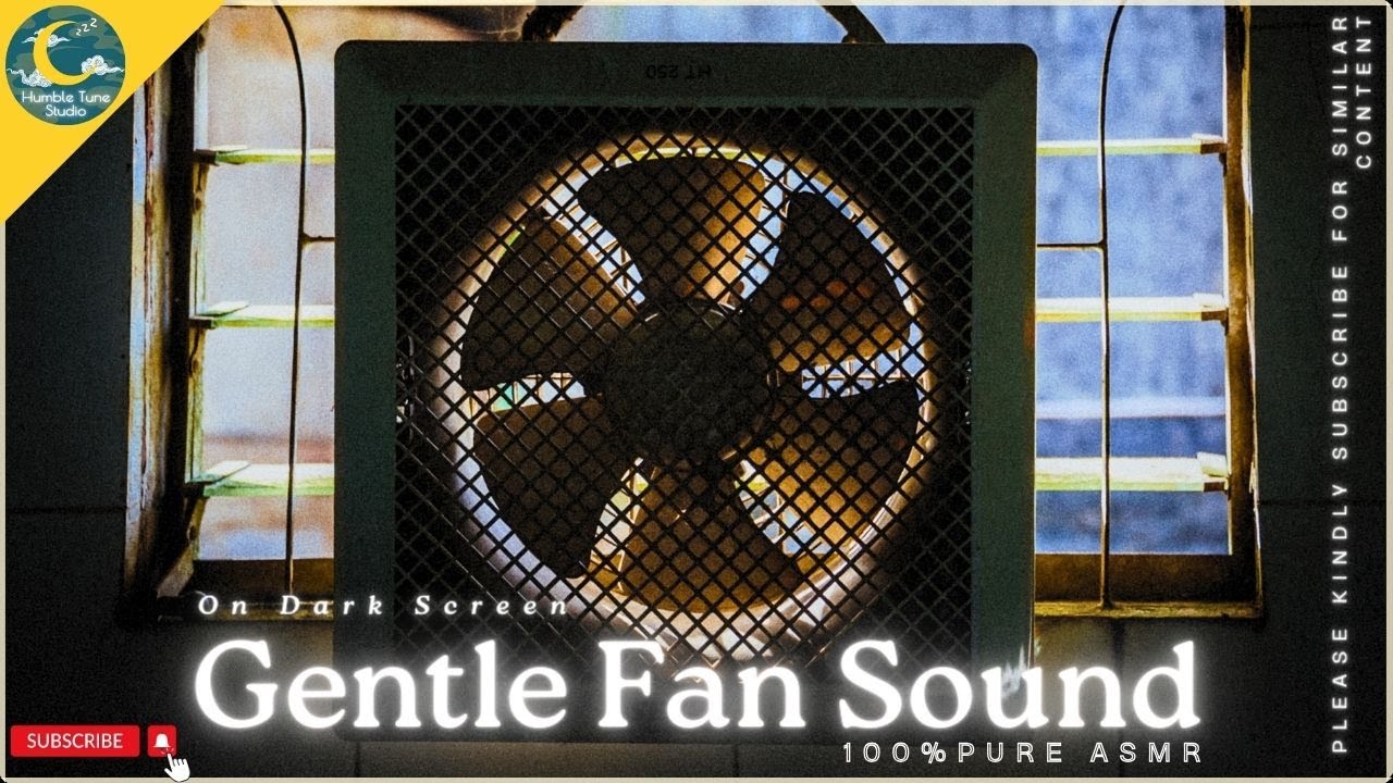 8 Hours of Soothing ASMR Fan Sounds for Study, Sleep, Tinnitus, and ...