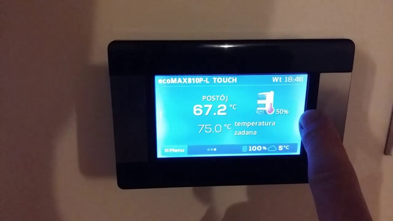 ecoSTER Touch PLUM uaktualniony soft przez firme lazar - YouTube