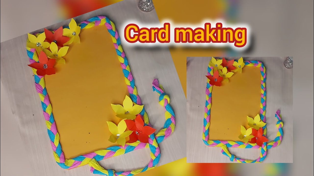 Card making ideas for kids | birthday card | easy paper card craft ...
