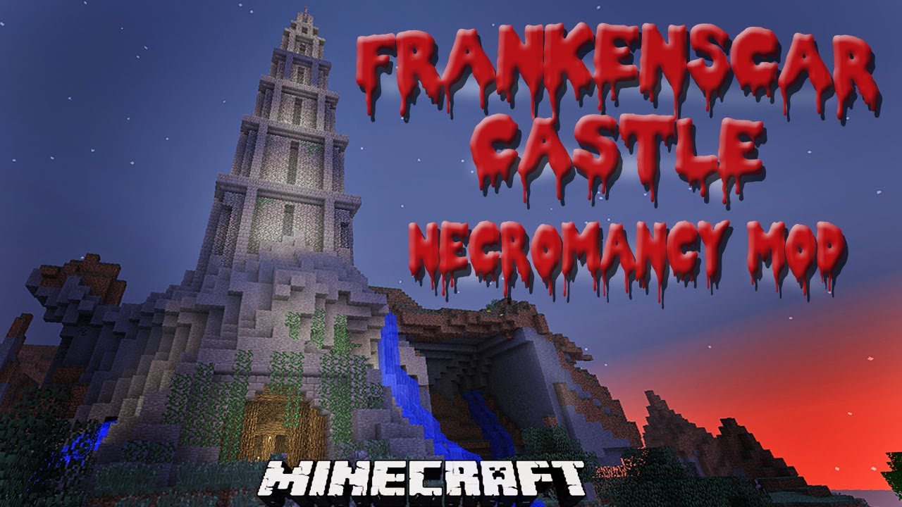 Minecraft: Awesome Castle Tower and Necromancy Mod Showcase - YouTube