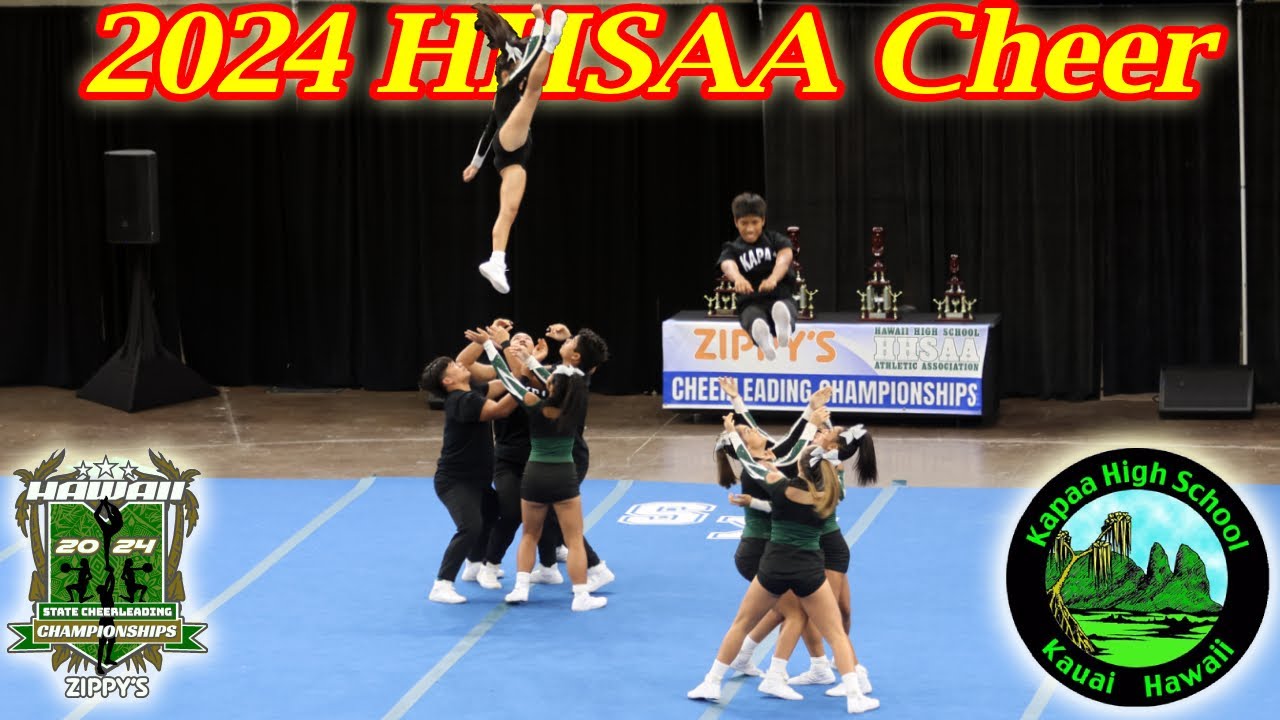 2024 HHSAA Cheer Comp - Kapa'a High School [4K] - YouTube