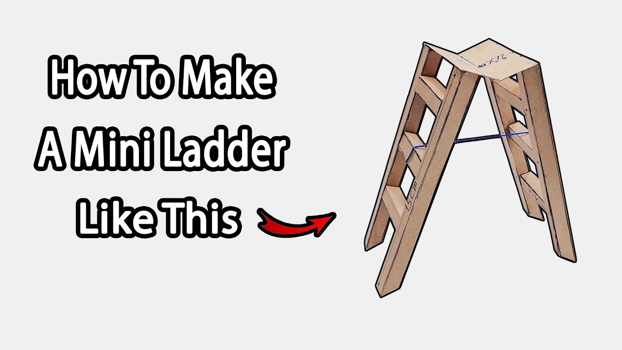 Ladder Craft: How To Make A Cardboard Ladder Craft #craftideas - YouTube