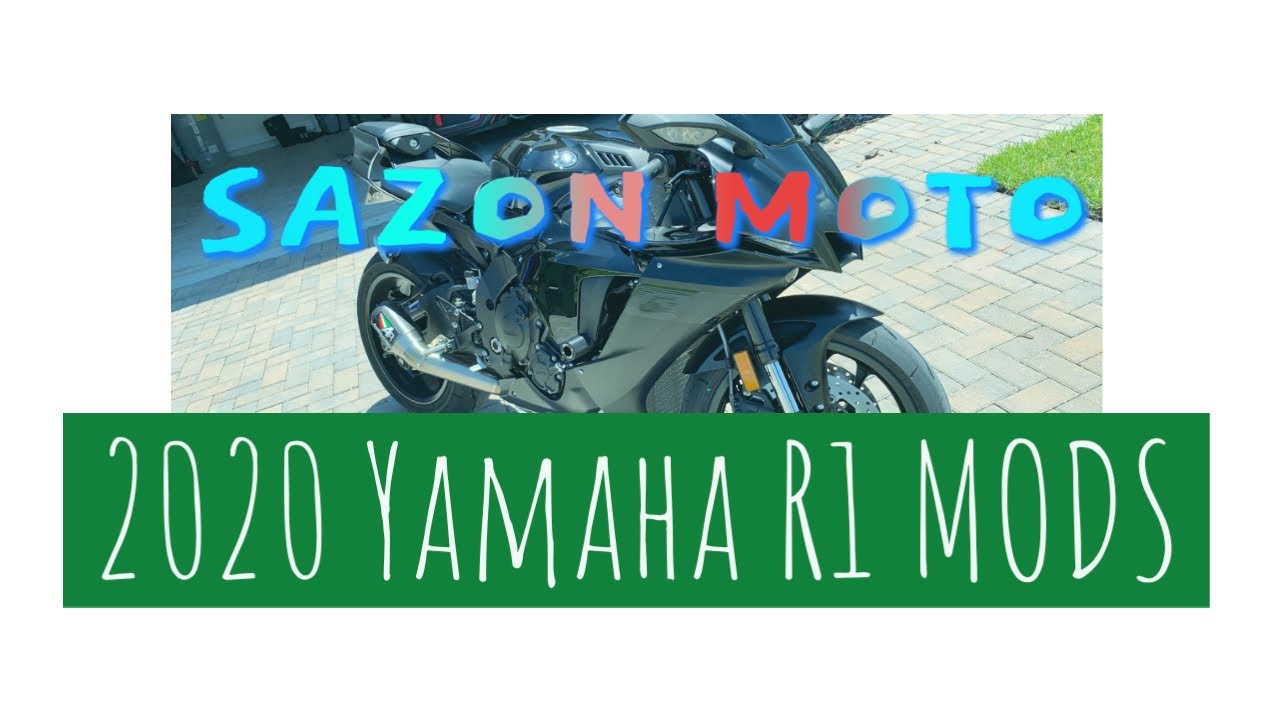 2020 YZF Yamaha R1 Raven Edition MODS - YouTube