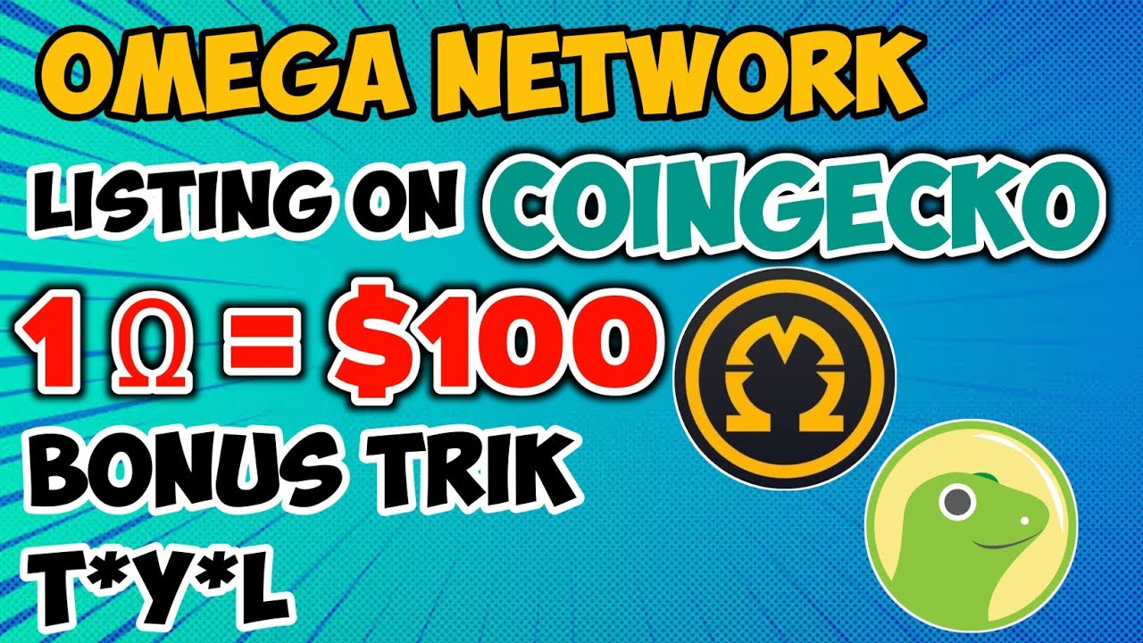 Omega Network Sudah ada d Coingecko | 1Ω = $100 | Buruan Daftar Supply ...