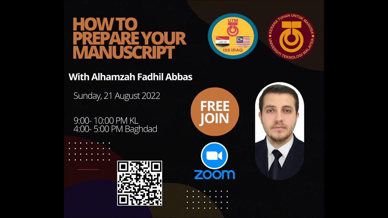 How to prepare your manuscript - YouTube