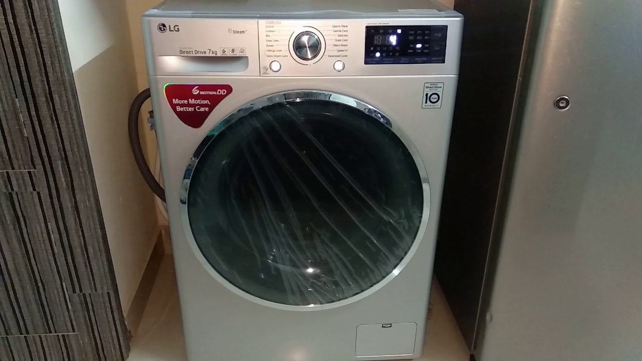 Front load washing machine SPIN 400 RPM - YouTube