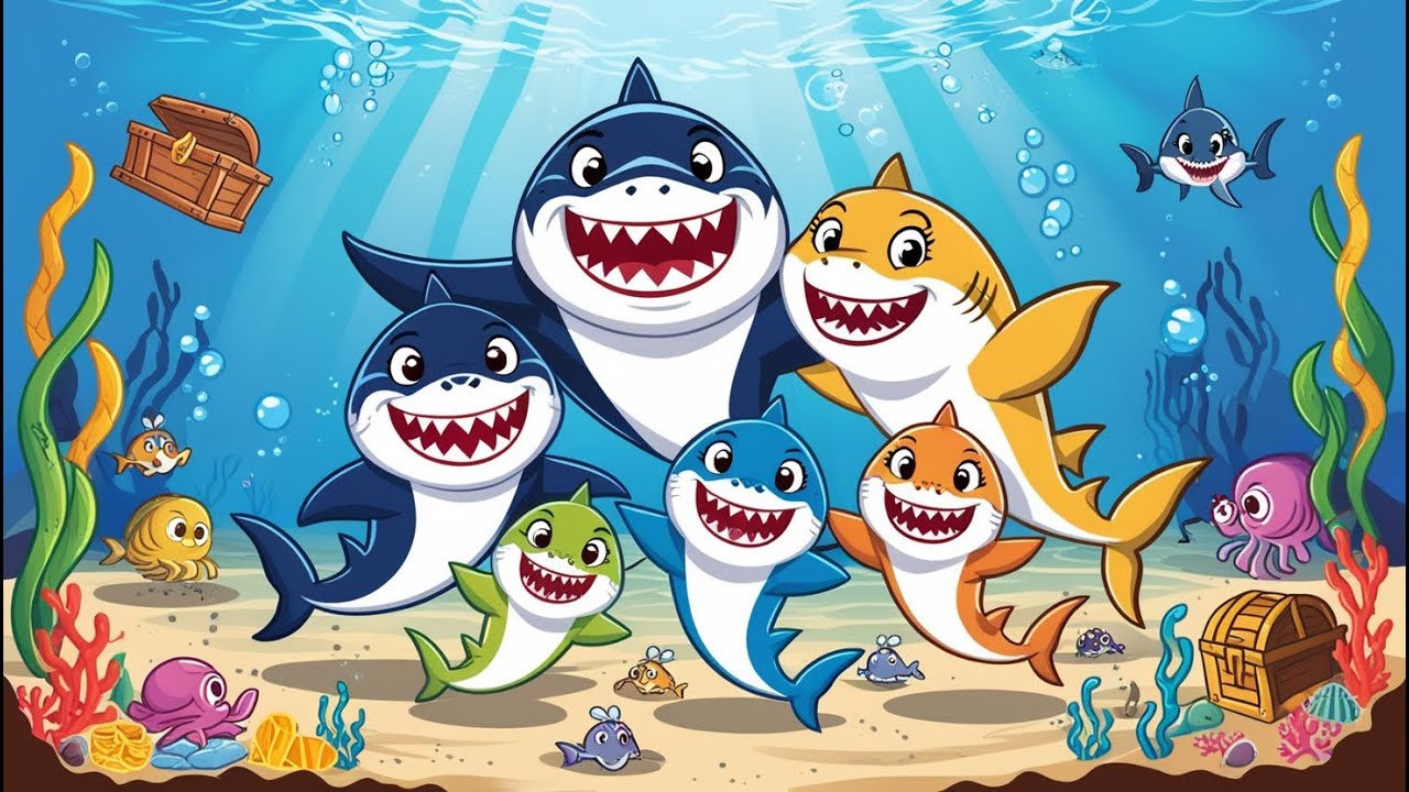 Shark Family I Kids Song I Baby Songs & Nursery Rhymes I Mini Kids ...