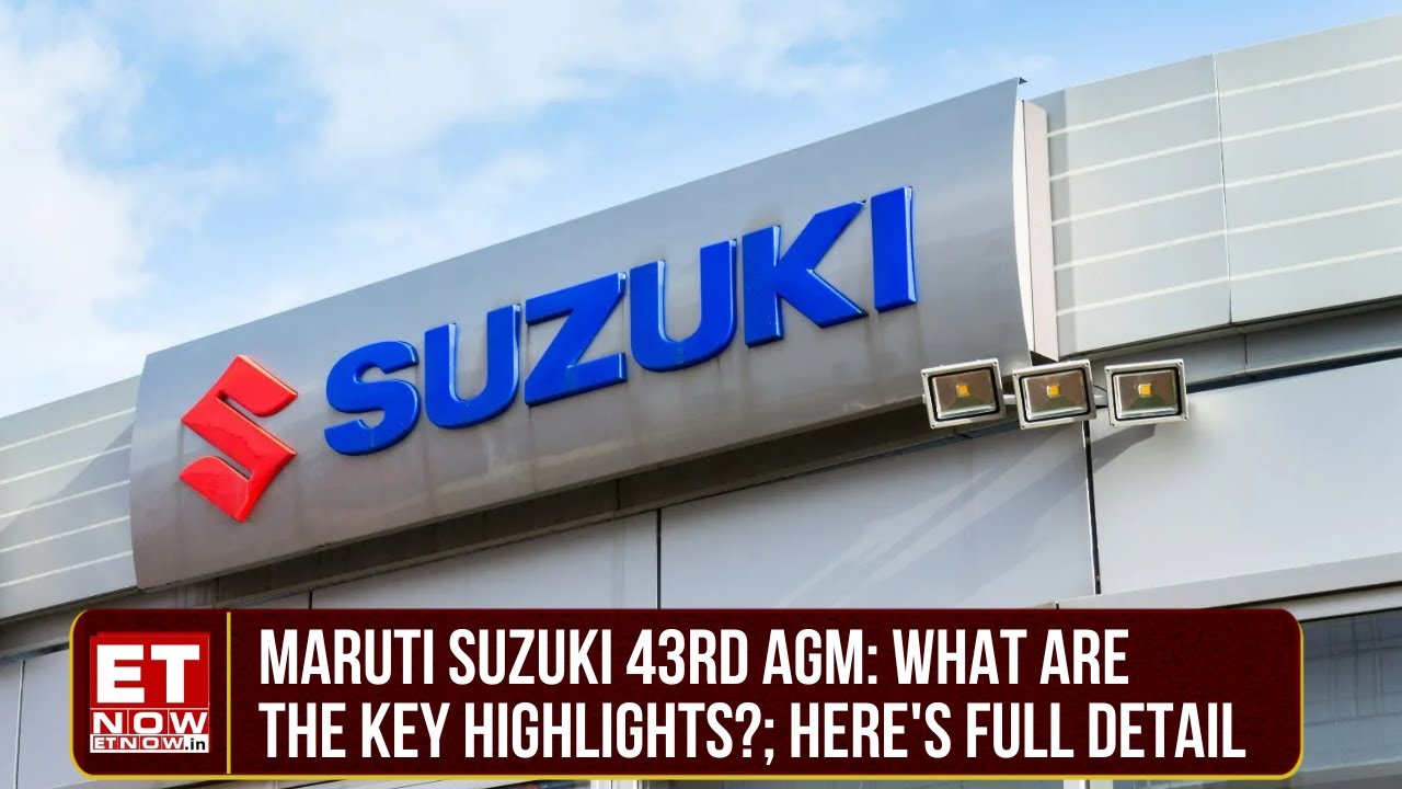 Maruti Suzuki AGM: '6 EV Models To Be In Our Portfolio Over Next Few ...