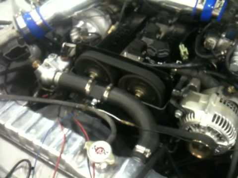 7MGTE Stock ECU, Blow through AFM, 1200CC Injectors, E85 - YouTube