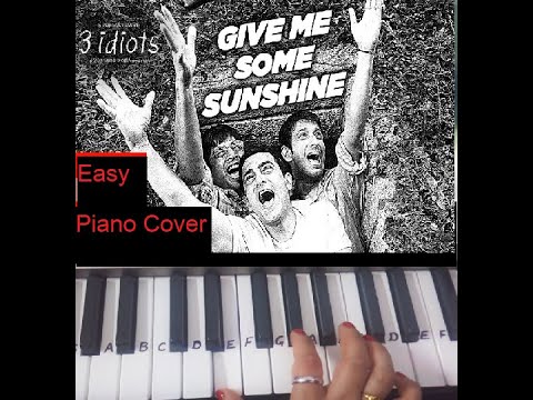 Give me some sunshine|3 Idiots|Sari Umr hum|Piano Cover|Tutorial - YouTube