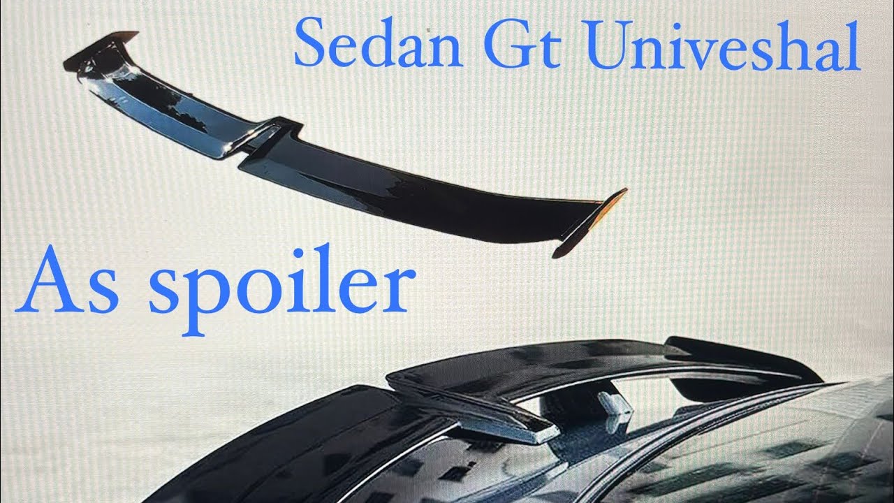 Universal spoiler 💯Gt sedan universal spoiler 💯 fit verna Virtus Slavia ...