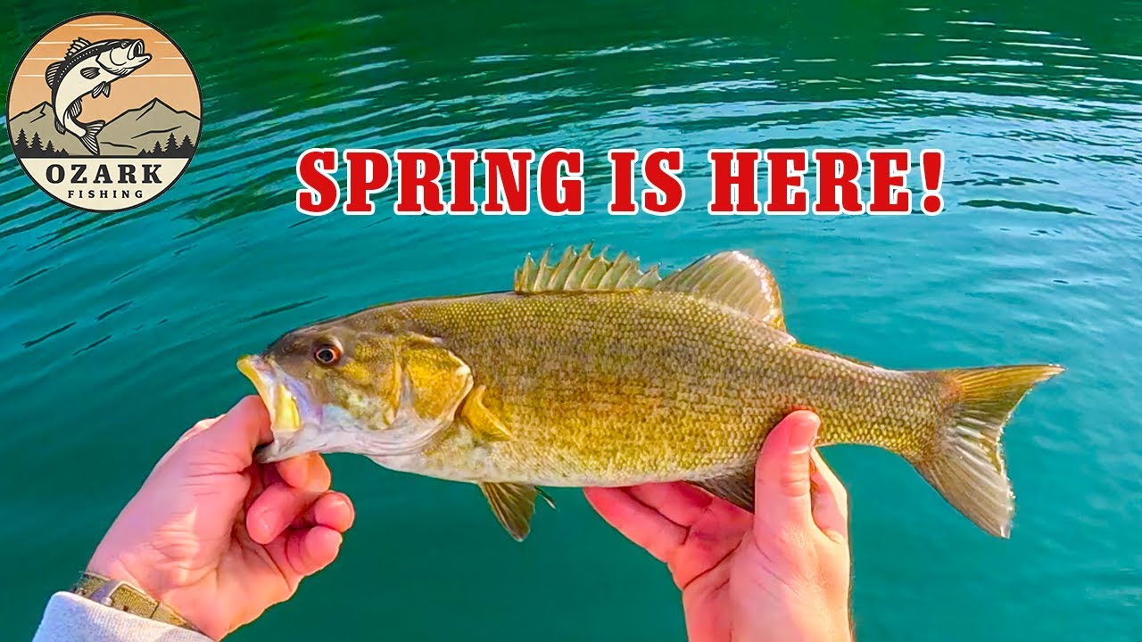 Spring Bass Fishing in a Crystal Clear Lake! - YouTube