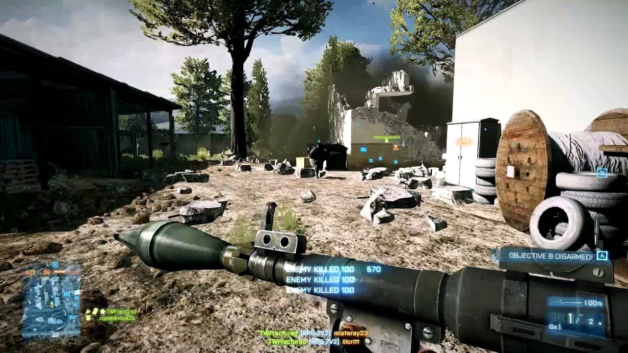 Lining Up The Shot (RPG Multikill on Heli) - Battlefield 3 - YouTube
