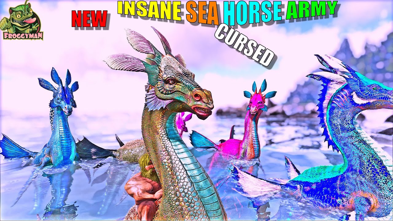 EPIC FROGGY AND SEAHORSE ARMY (CURSED ARK) - YouTube