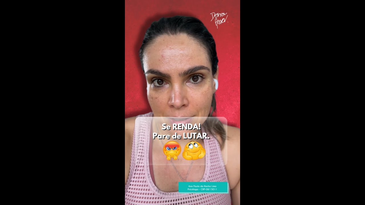 Se RENDA! Pare de LUTAR. - YouTube